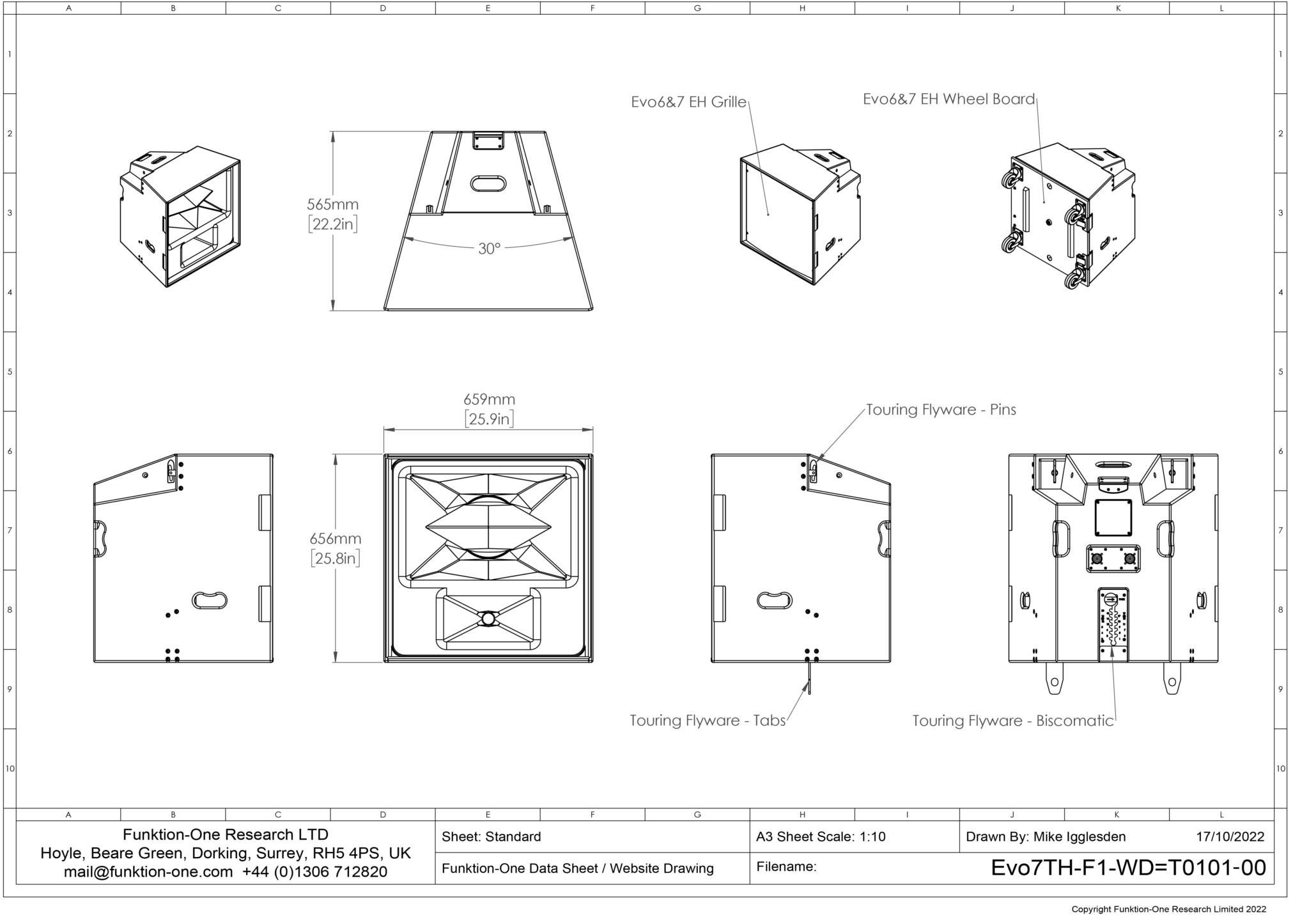 Funktion-One Evo 7TH Touring Loudspeaker