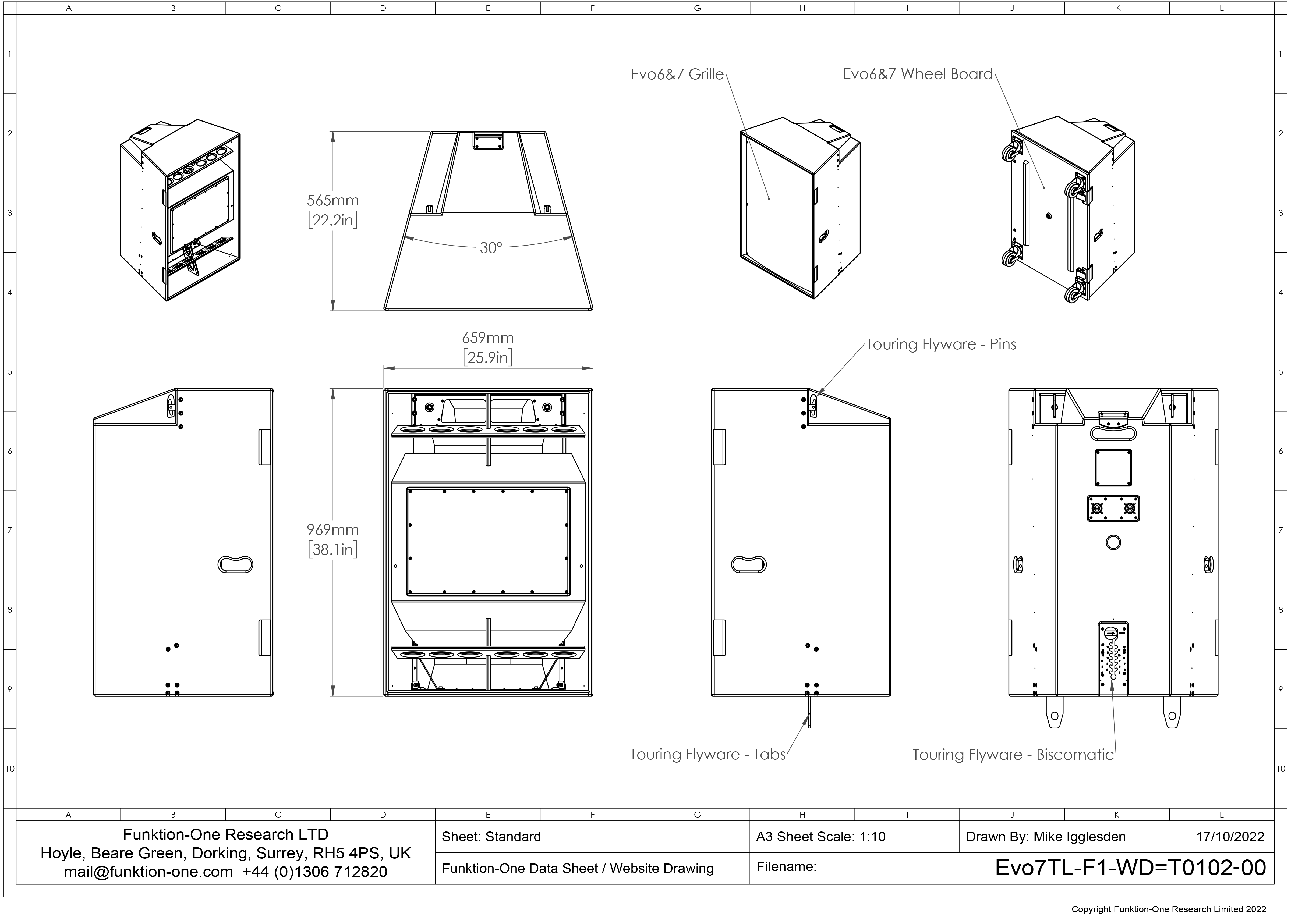 Funktion-One Evo 7TL-215 Touring Loudspeaker
