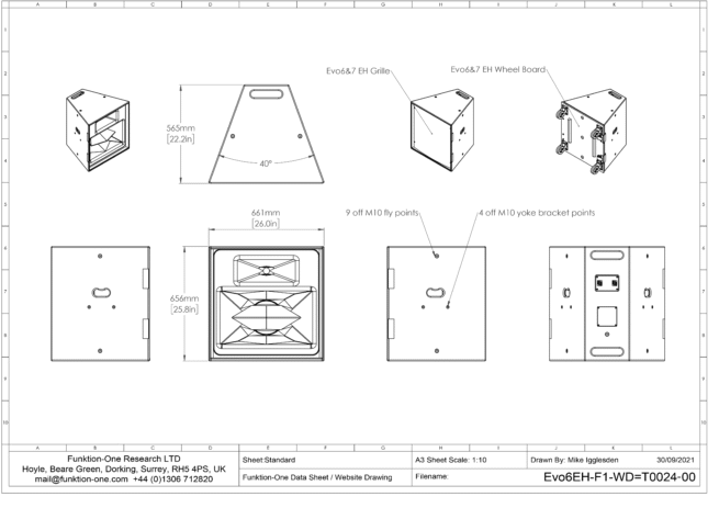 Funktion-One Evo 6EH Loudspeaker - Coherent Distribution